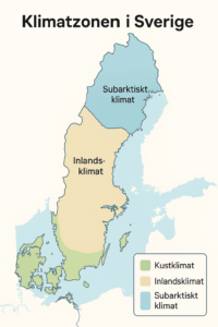 Klimatzoner Sverige – En guide till Sveriges olika klimatområden ...